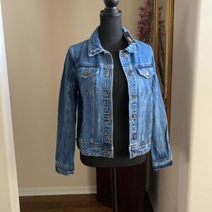 Jackets & Coats | Distressed Denim Embroidered Blue Jacket | Poshmark